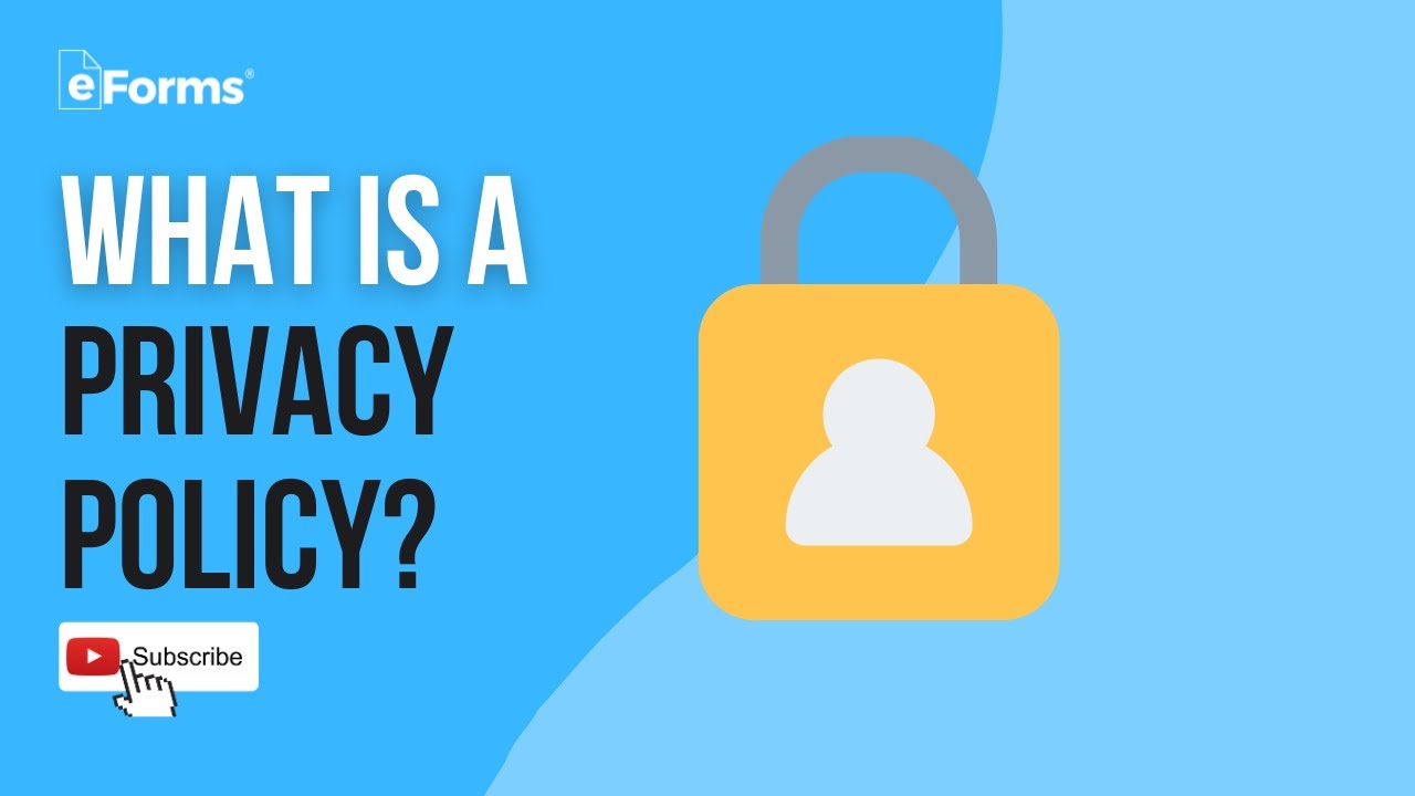 What is a Privacy Policy? - YouTube