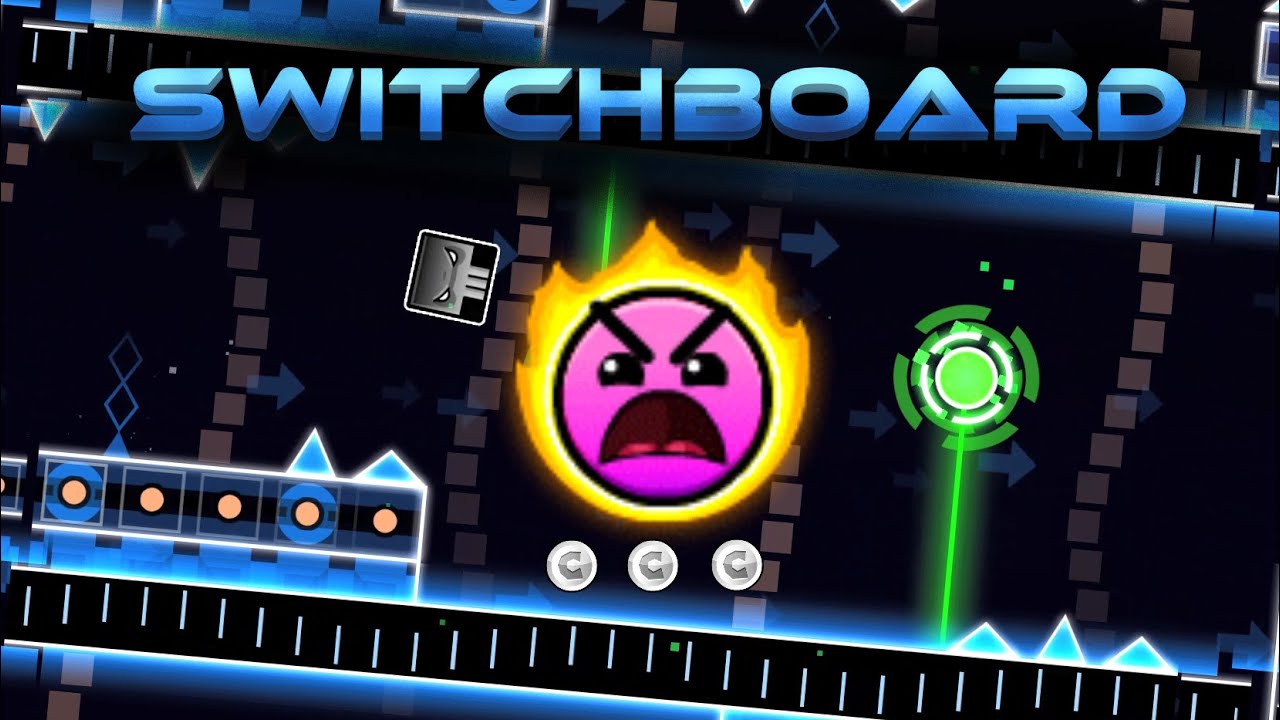 “Switchboard” by KiziBro7 ALL COINS (Geometry Dash 2.11) - YouTube