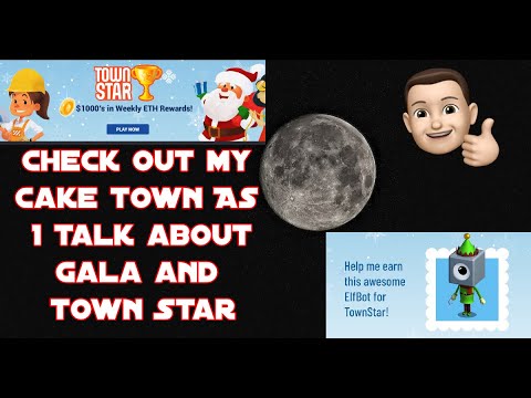Town Star Cake Town Example and Gala Games Info - YouTube