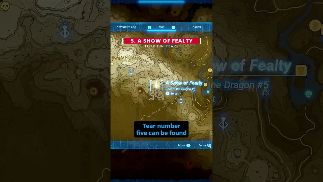 A Show Of Fealty | Dragon Tear 5 Location in Zelda: Tears Of The ...