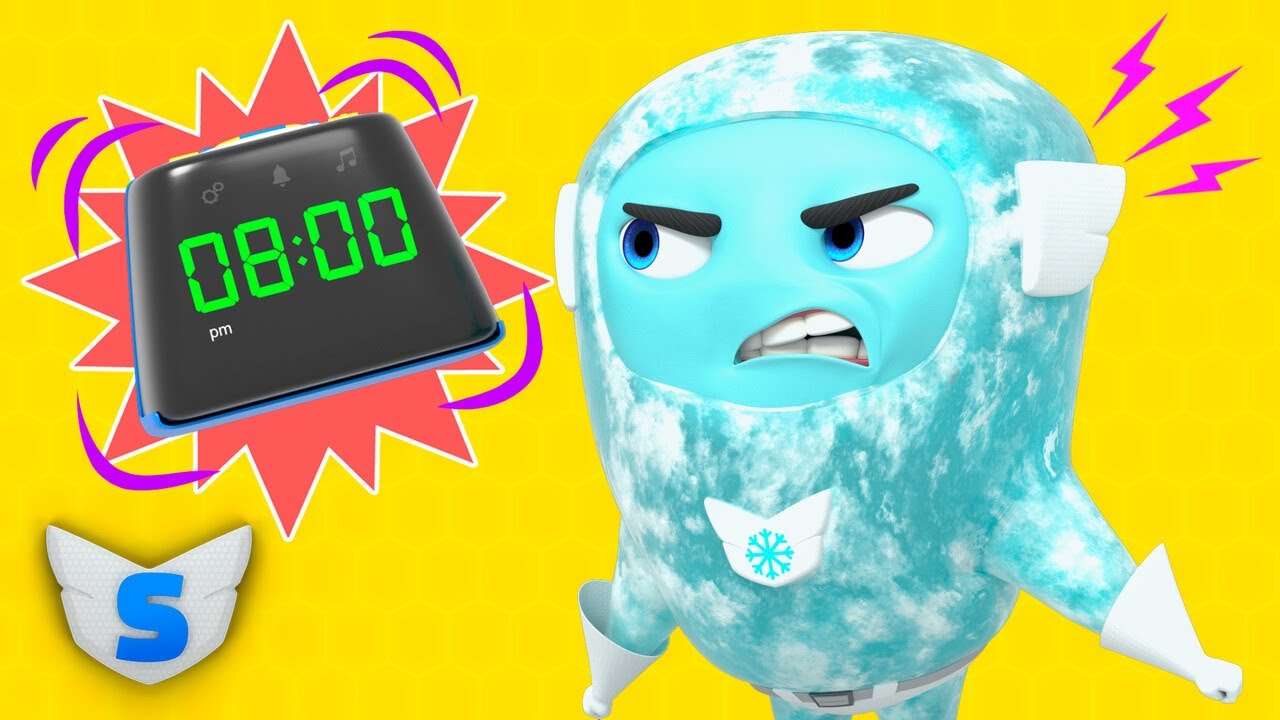 The Supers ⏰ O alarme não para de tocar! Socorro, SUPER GELO! 🦸 Escola ...