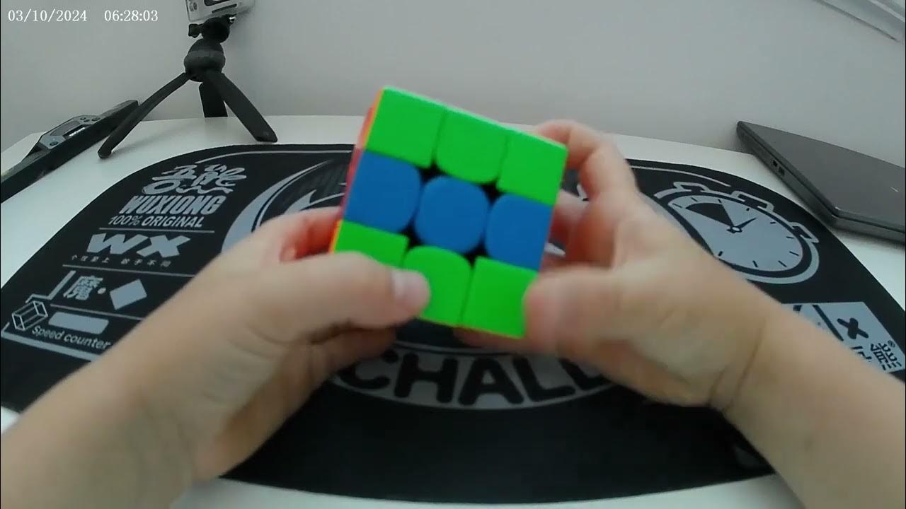 How to make the checkerboard pattern on the 3x3 cube - YouTube