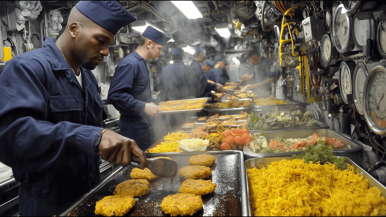 How Navy CHEF Cooks Feed Sailors in a Tiny Kitchen Inside a $4B ...