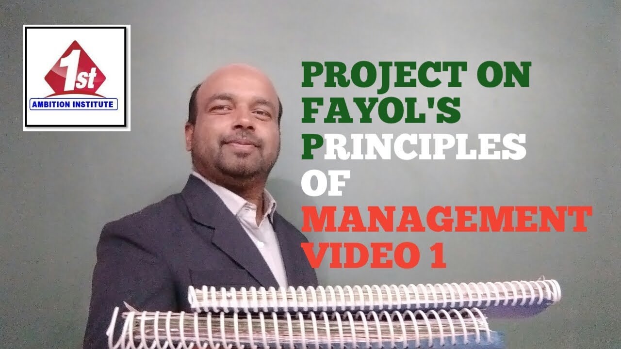 Class 12 Business Studies Project Fayol's principles of management ...
