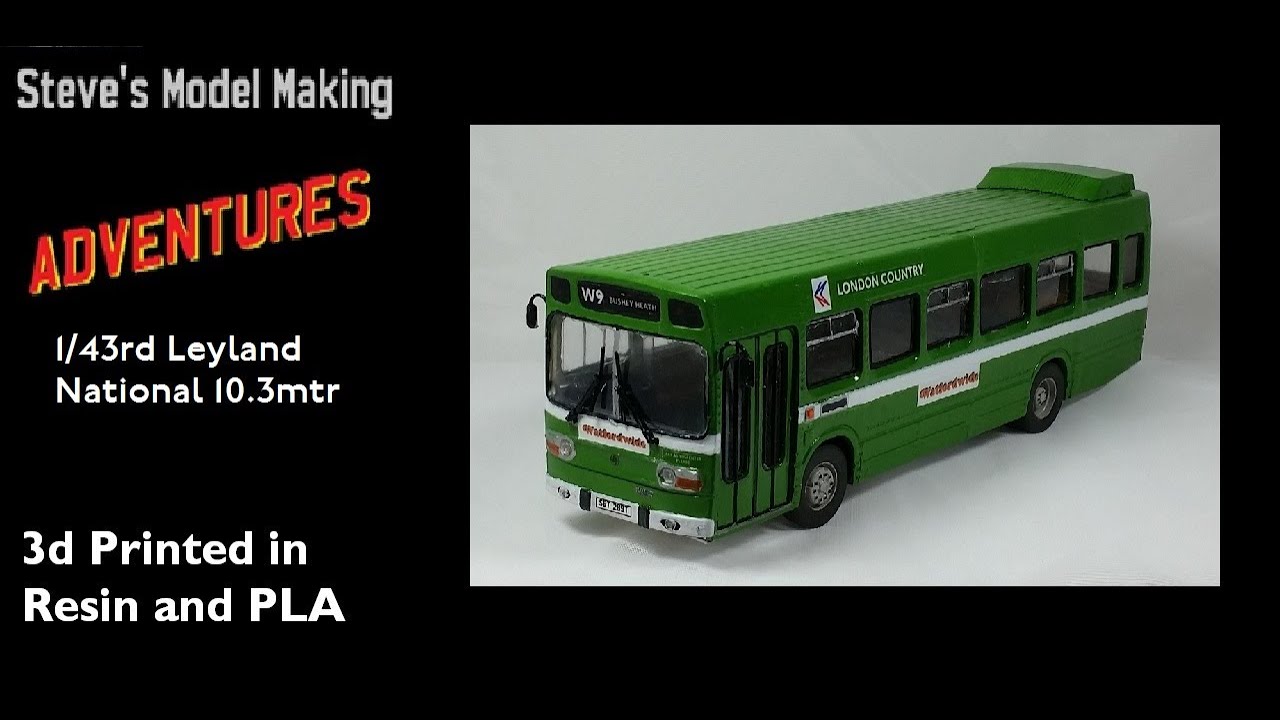 Building 3d printed model kits - S1 E4 Busses - YouTube