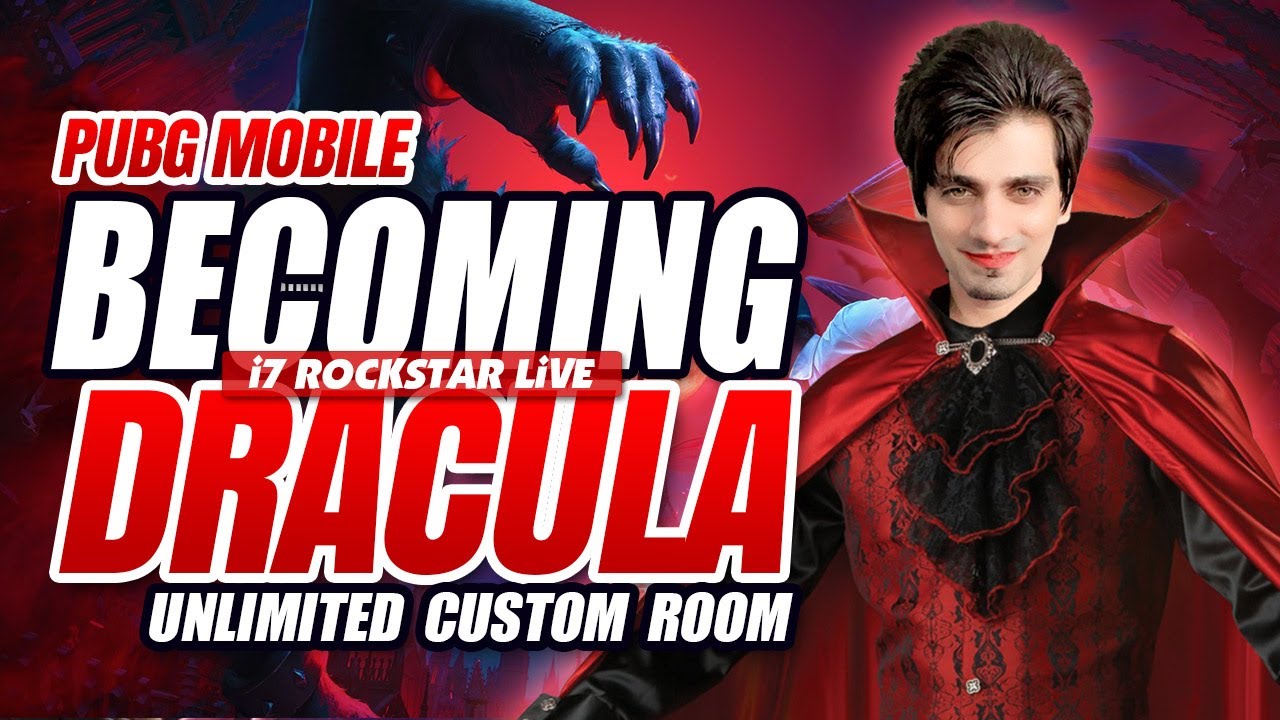 Becoming Dracula in PUBG Mobile Live - YouTube