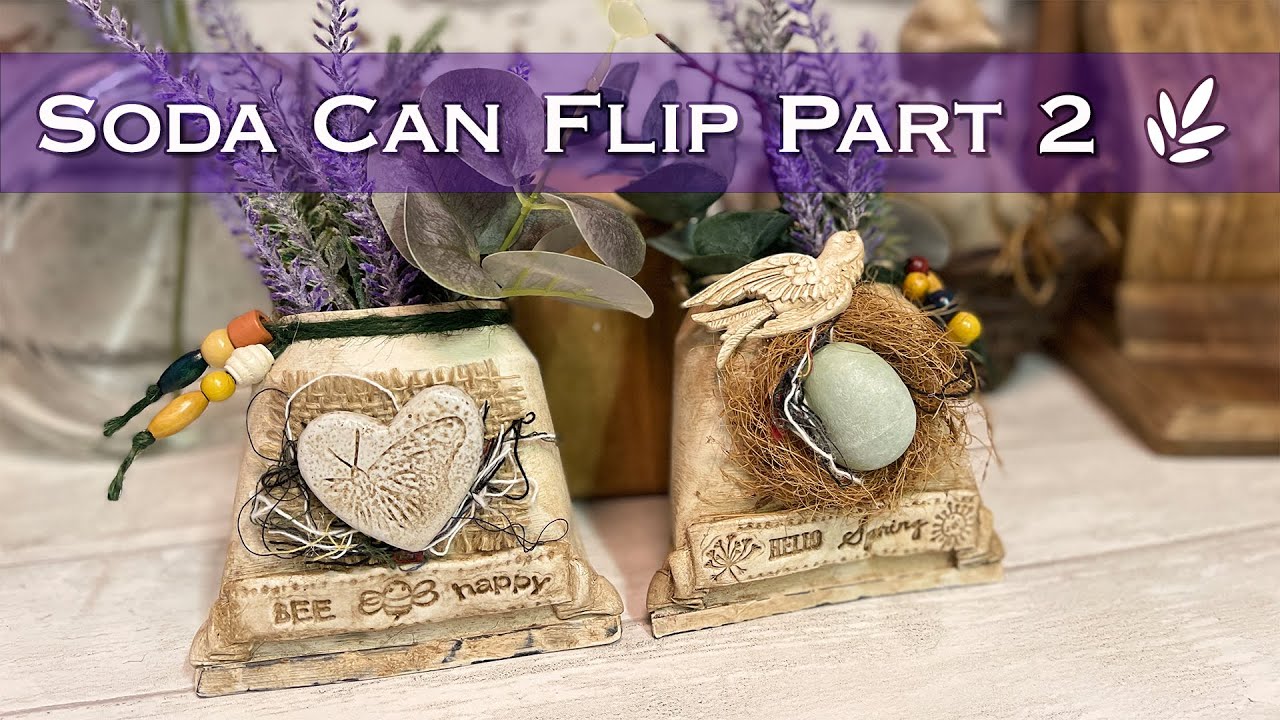Soda Can Flip Part 2 - Decoration - YouTube