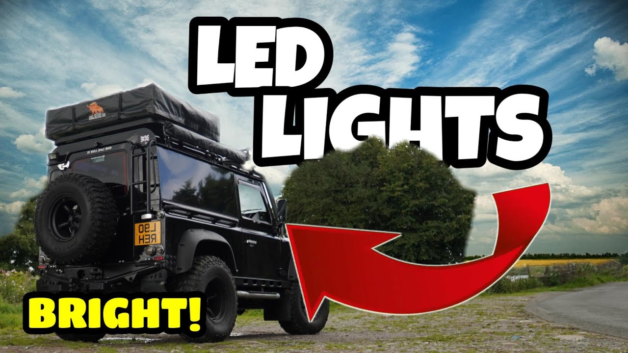 WIRING IN NEW LED MIRROR PUDDLE LIGHTS DEFENDER OPTIMILL... - YouTube