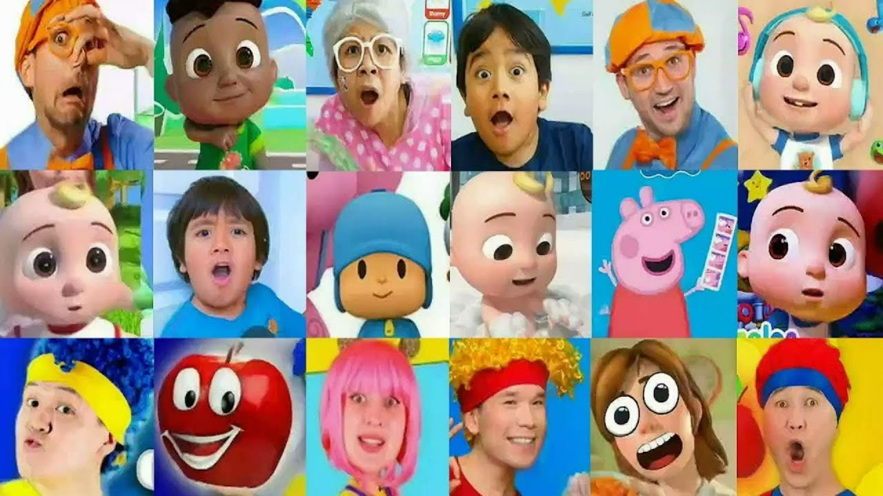 Blippi & Ryan’s World & Cocomelon & D Billions - KulikiTaka ti - YouTube