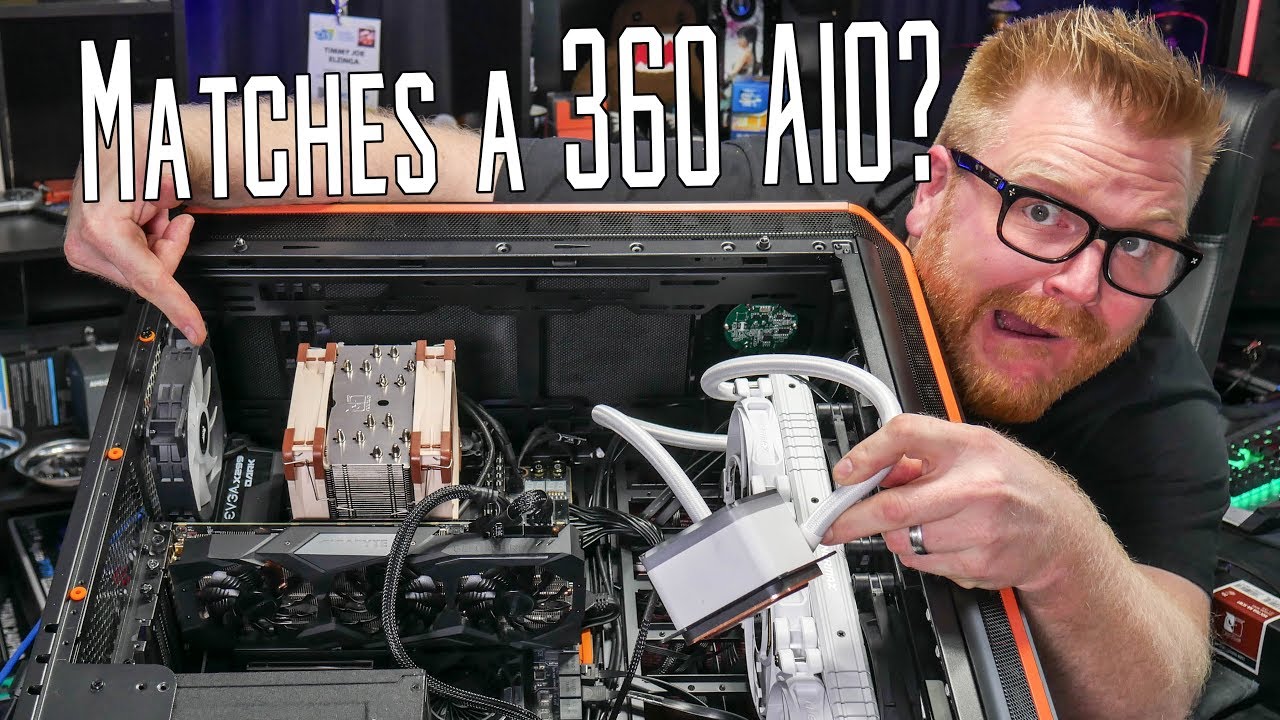 Noctua's new cooler keeps up with a 360mm AIO! - YouTube