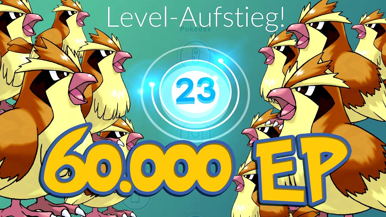 Pokemon Go Deutsch #14: Taubsi-Entwicklung zu Level 23 mit Glücksei 60. ...
