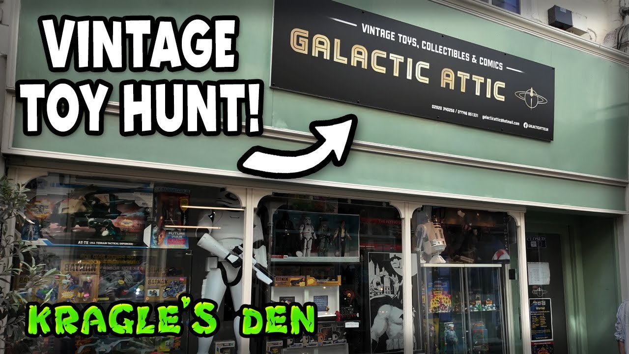 Galactic Attic - Vintage Toy Hunting in Royal Arcade, Cardiff! - YouTube