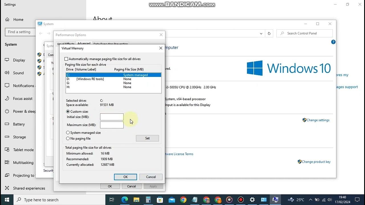 How to Increase RAM on PC & Laptop Increase Virtual Memory on Windows 10 - YouTube