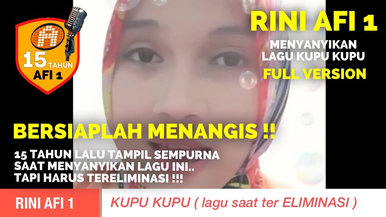 RINI AFI 1 dan lagu saat tereliminasi | DIARY 15 TAHUN AFI 1 eps #9 ...