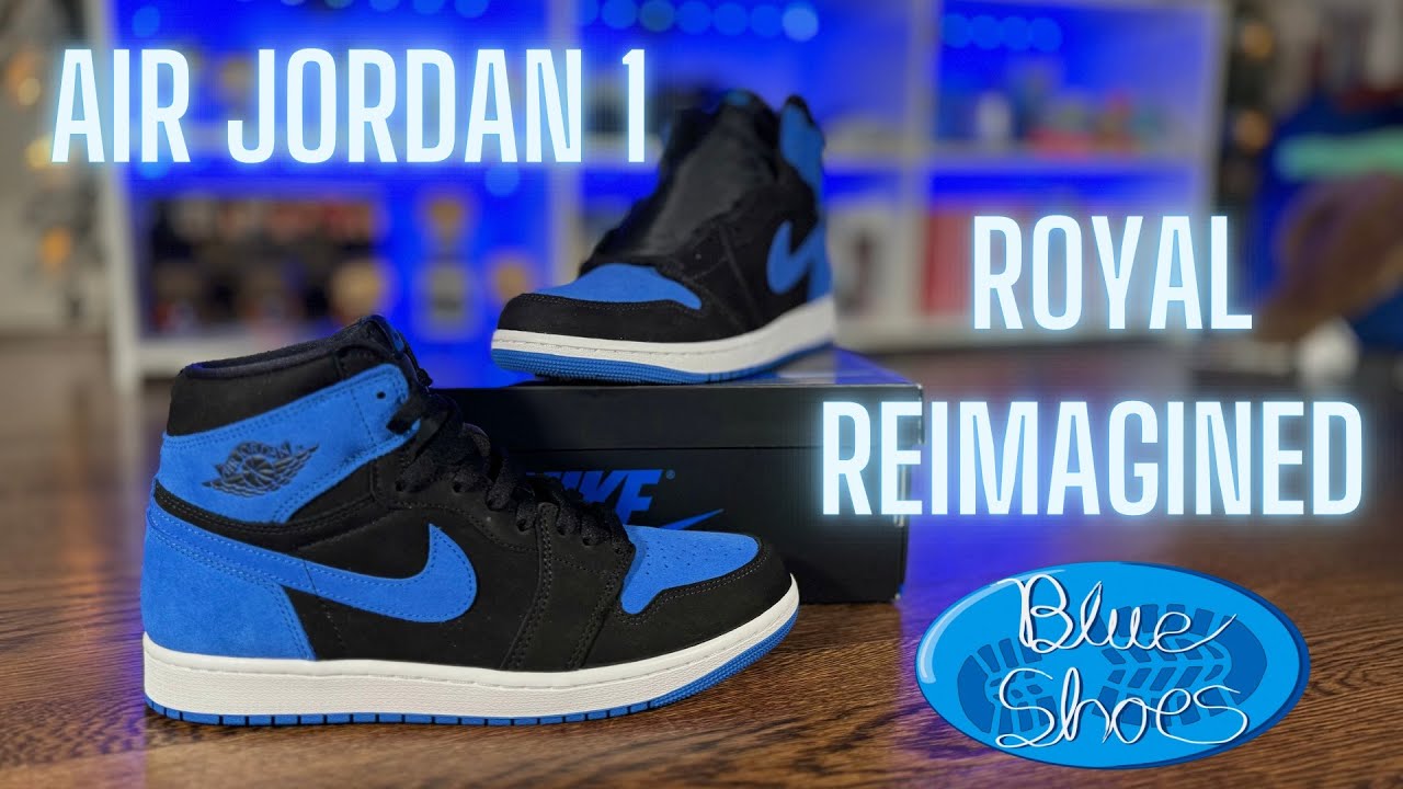 An Air Jordan 1 Sitting On Shelves? Royal Reimagined Review - YouTube