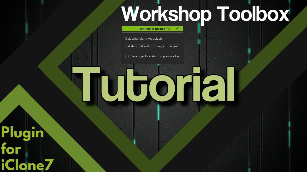 Workshop Toolbox - Tutorial - YouTube