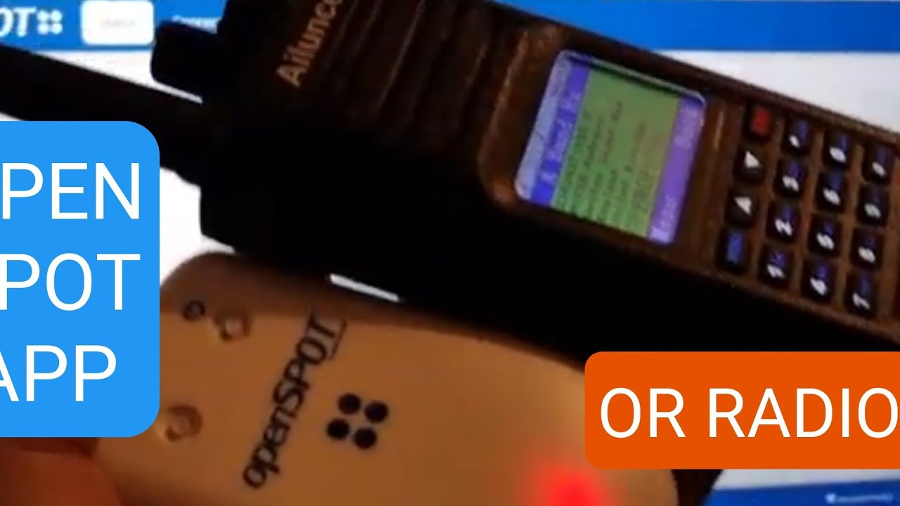 OPENSPOT 4 PRO Switching Between App & DMR Radio - YouTube