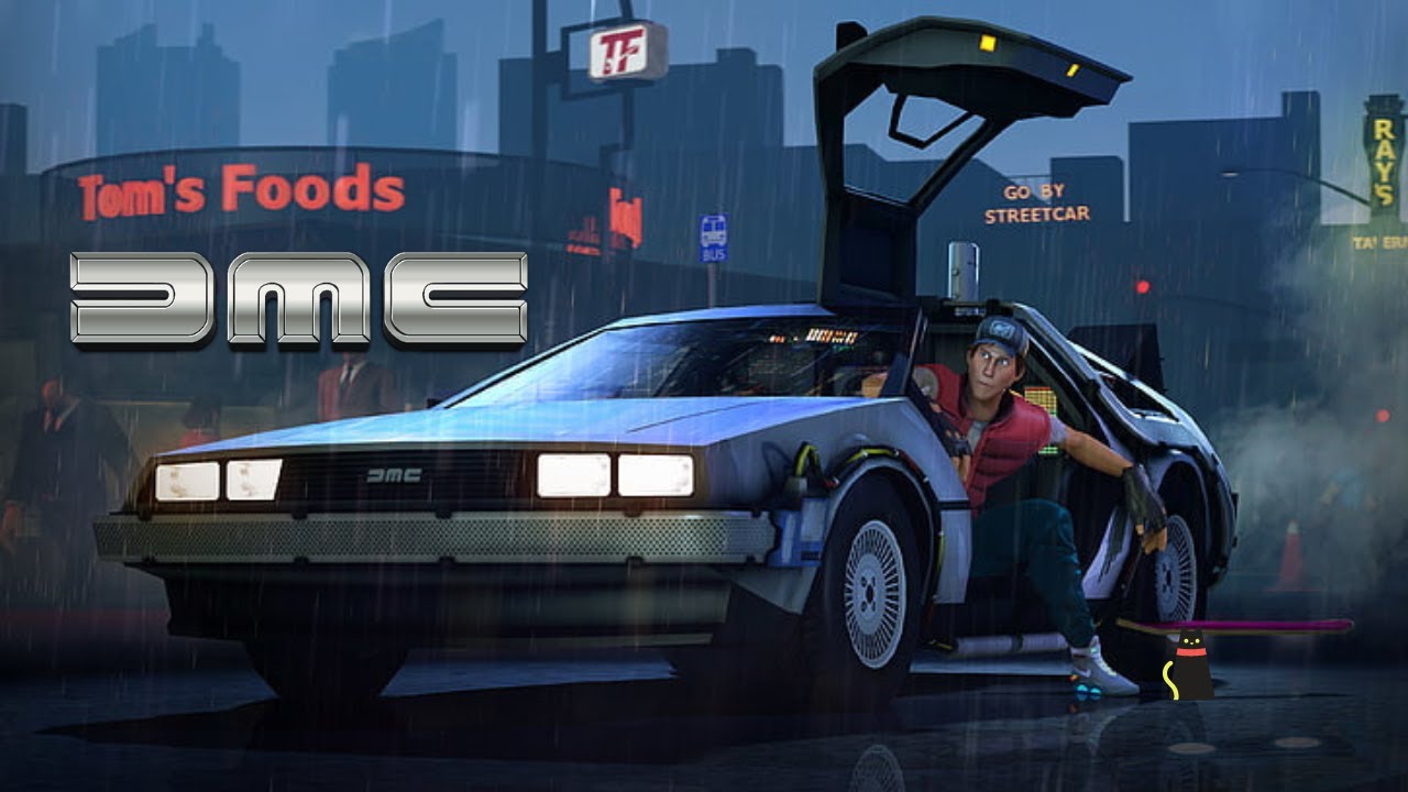 Assetto Corsa DMC DeLorean Back to the Future - YouTube