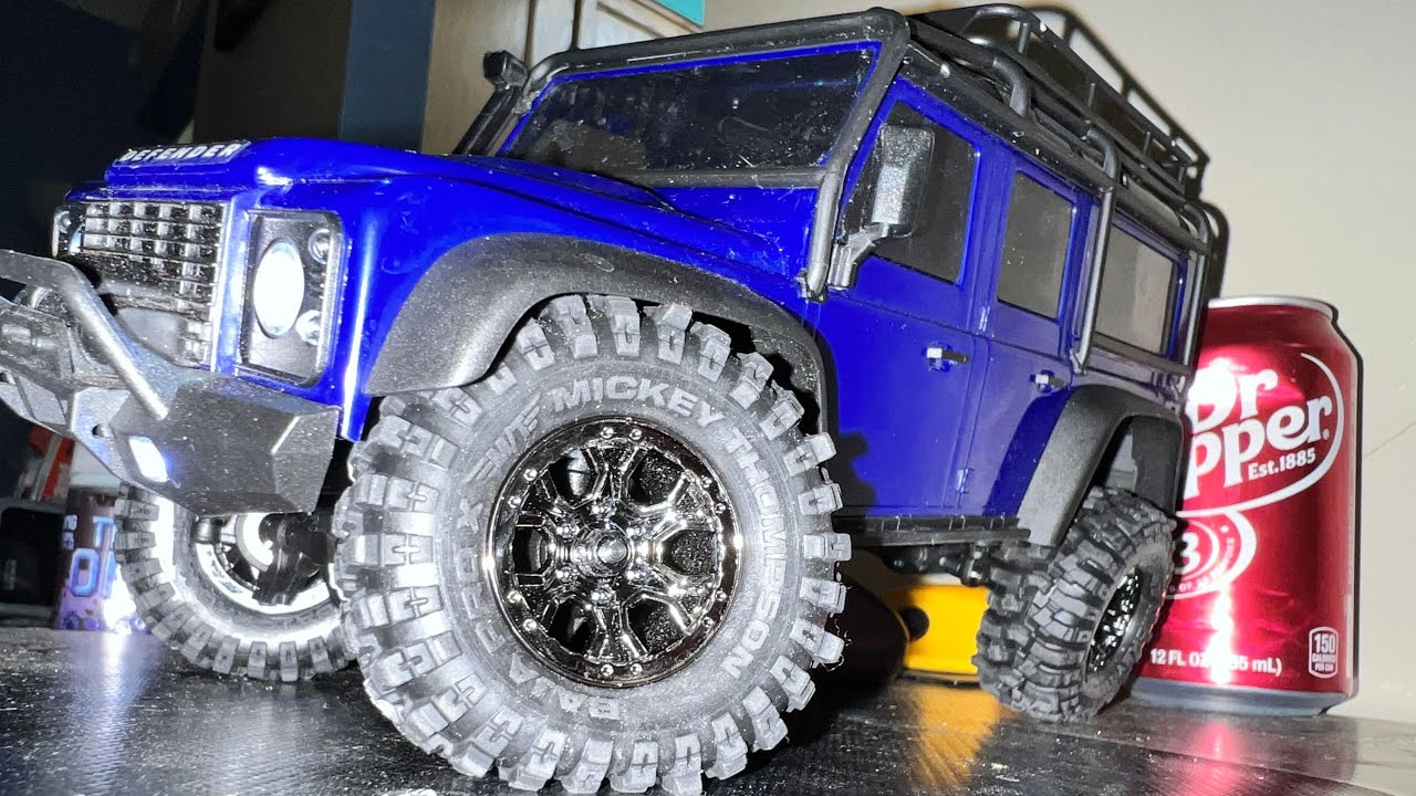 TRX4M with Traxxas Trailer and GoPro - YouTube