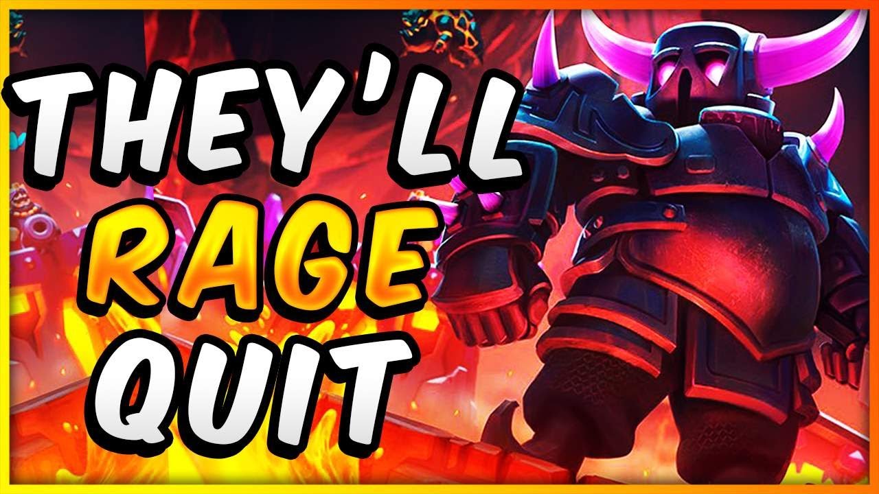MOST UNEXPECTED DECK makes EVERYONE RAGE QUIT?! ⚠️— Clash Royale - YouTube
