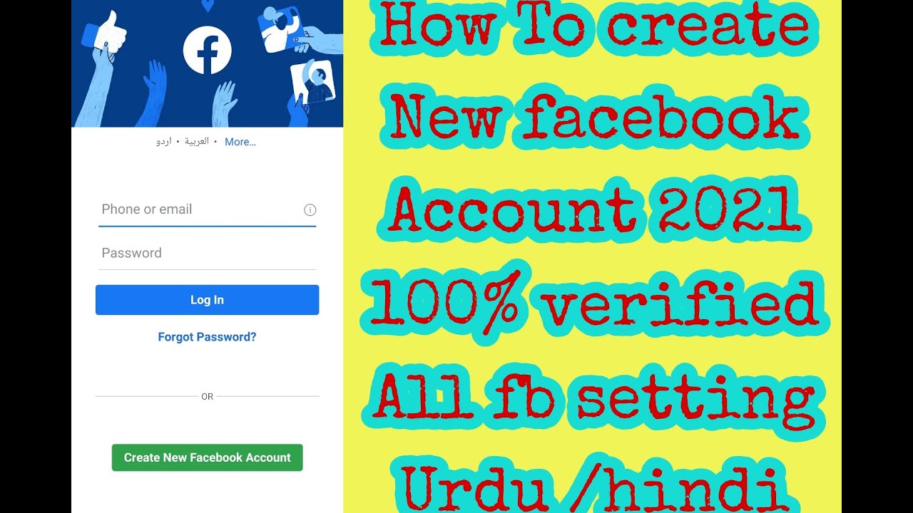 How To Create Facebook Account | How To Create Facebook Id - YouTube