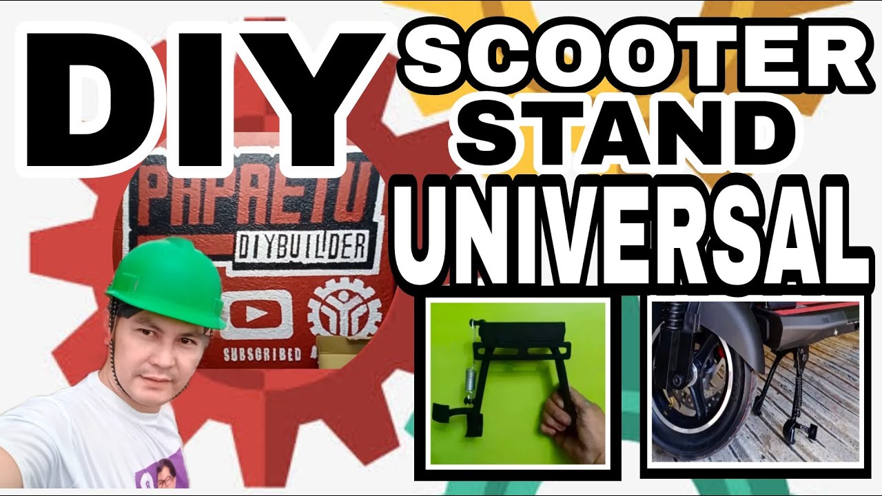 E-Scooter center stand DIY - YouTube