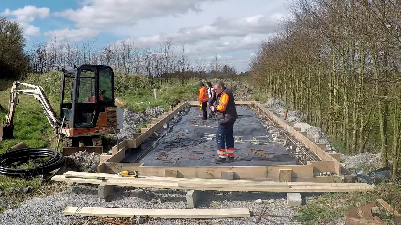 Raft foundation for garage PART - 1 - YouTube