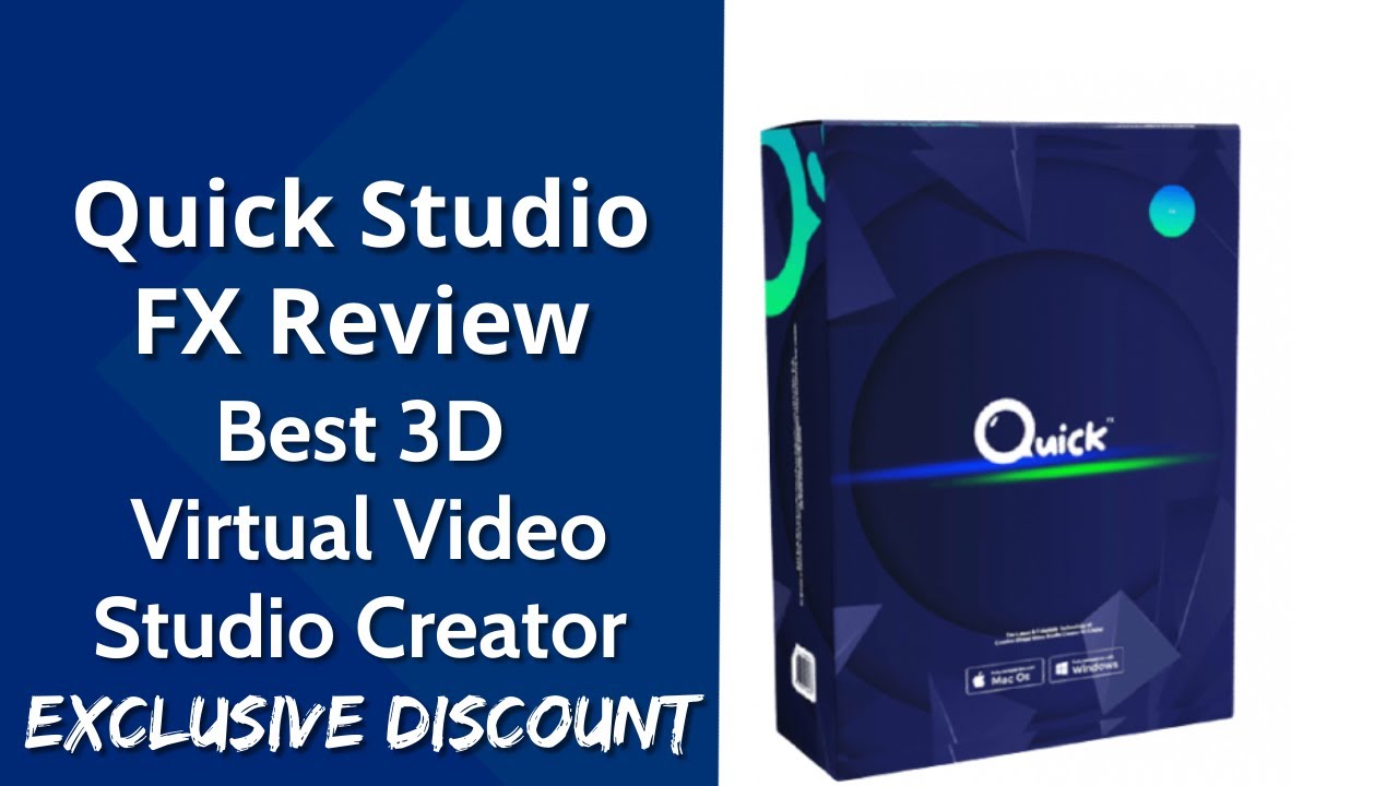 Quick Studio FX Review | Best 3D Virtual Video Studio Creator - YouTube
