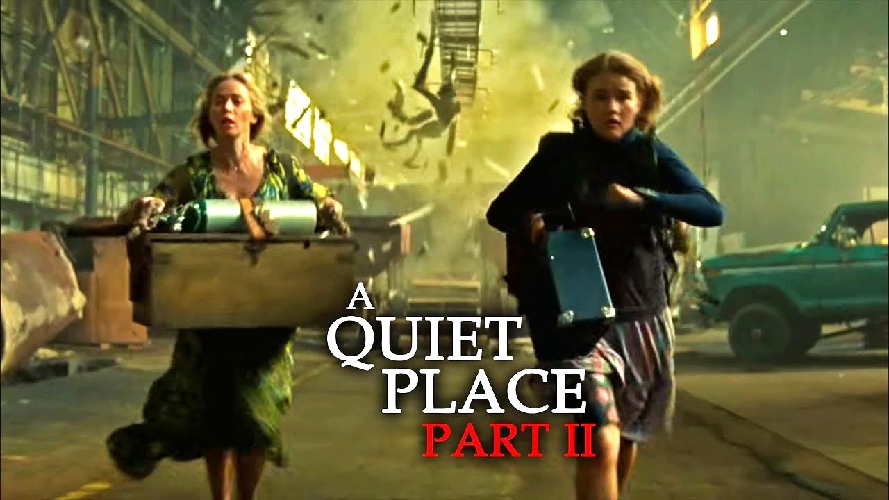 A Quiet Place Part II (2021) Monster Alien Beartrap Chase Scene - YouTube