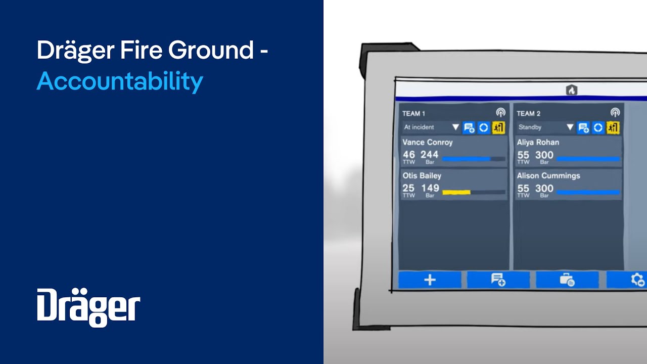 Dräger FireGround, Part 2 Accountability - YouTube