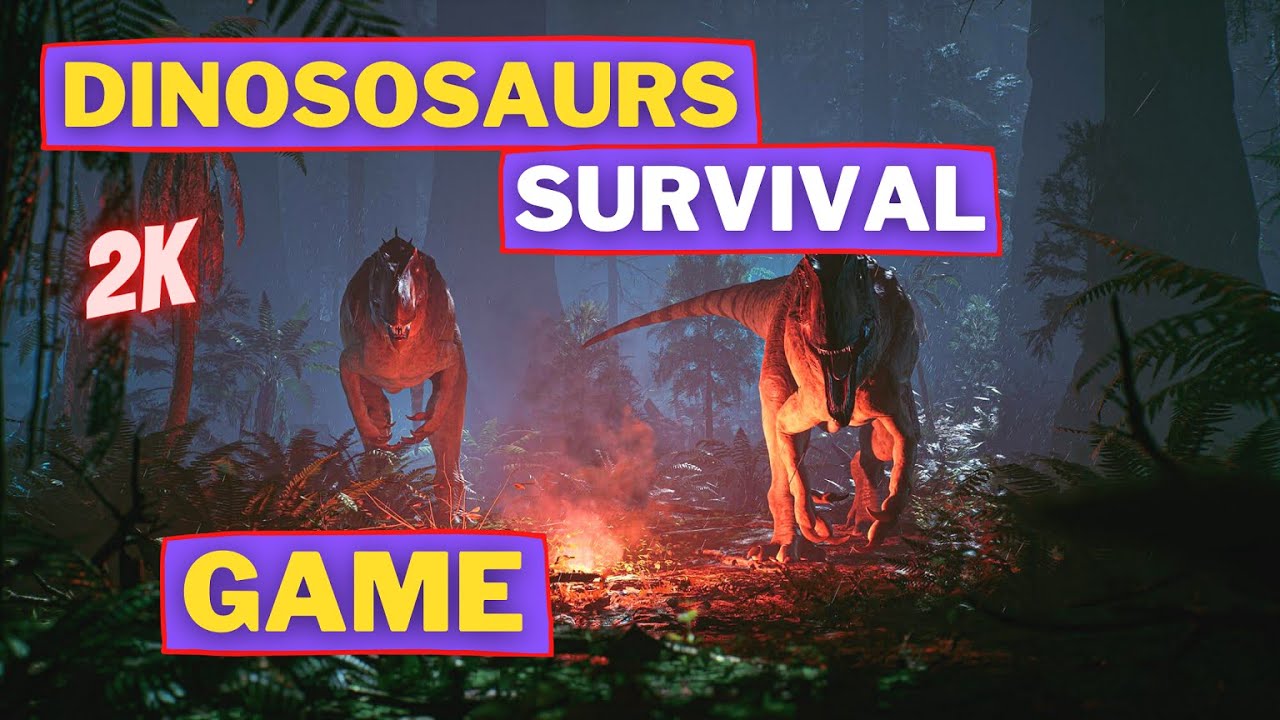 The Lost Wild - 2K Gameplay Trailer - Dinosaurs Survival Video Game ...