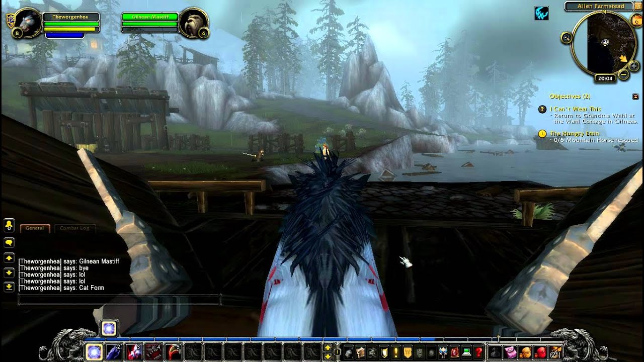 WoW Cataclysm - Cat Form HD - YouTube