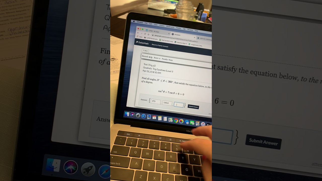 Delta math tutorial - YouTube