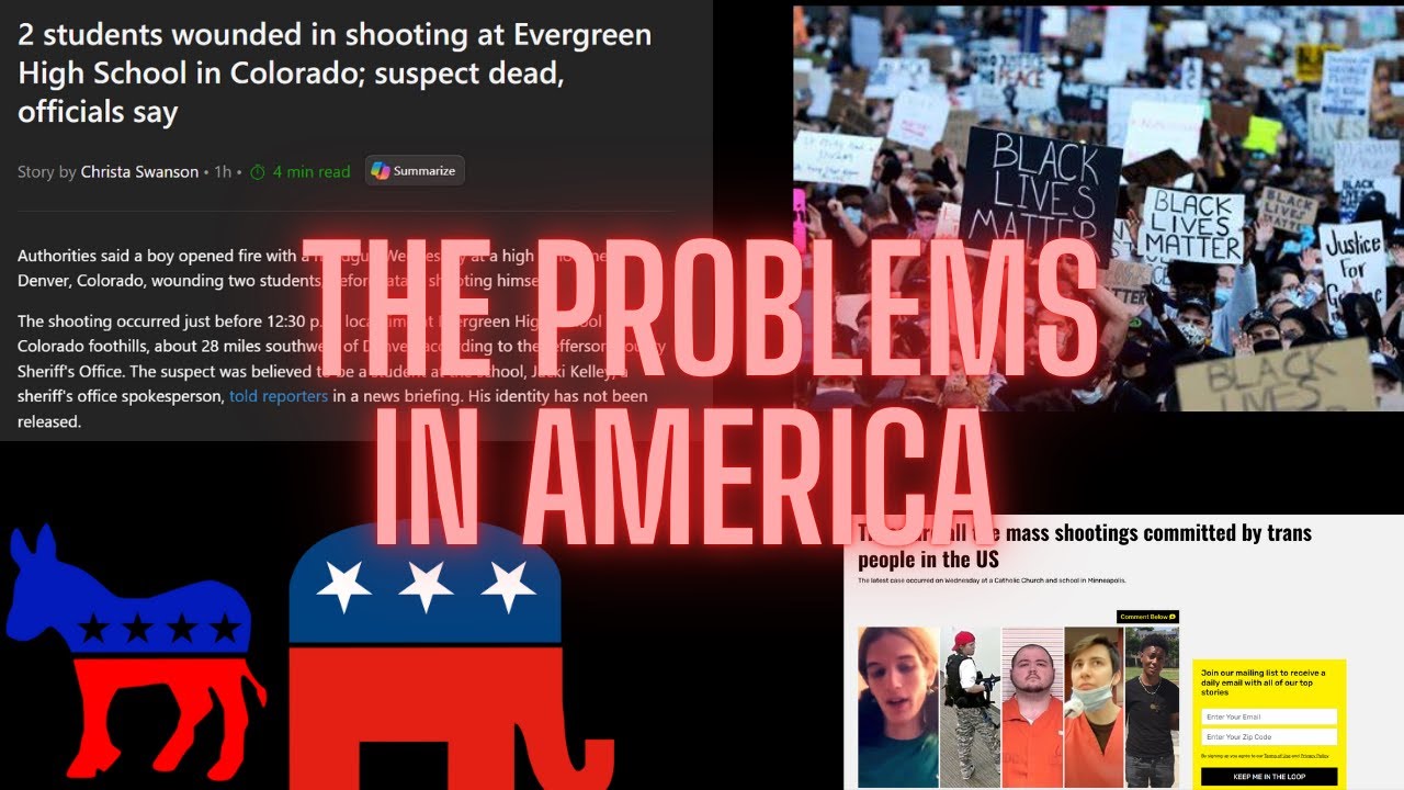 The Problems with America at the moment - YouTube