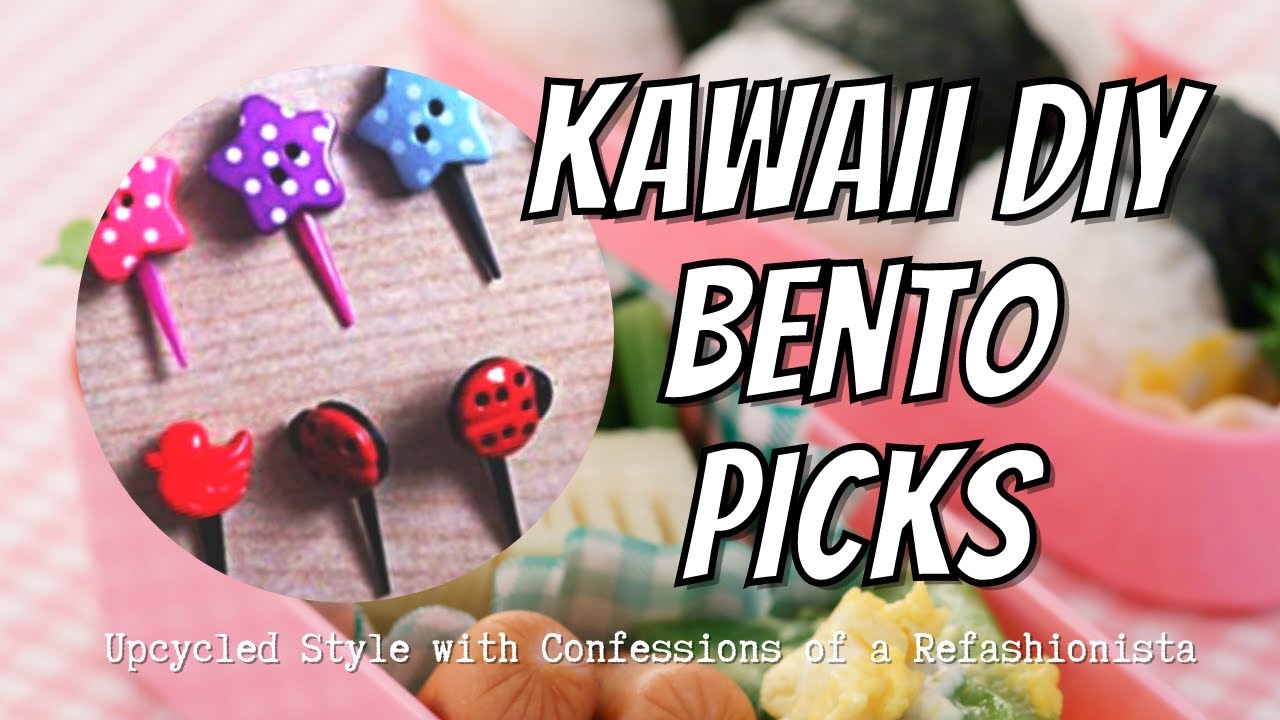 DIY Kawaii Bento Picks or Cake Toppers Tutorial with Oh! Bento UK - YouTube