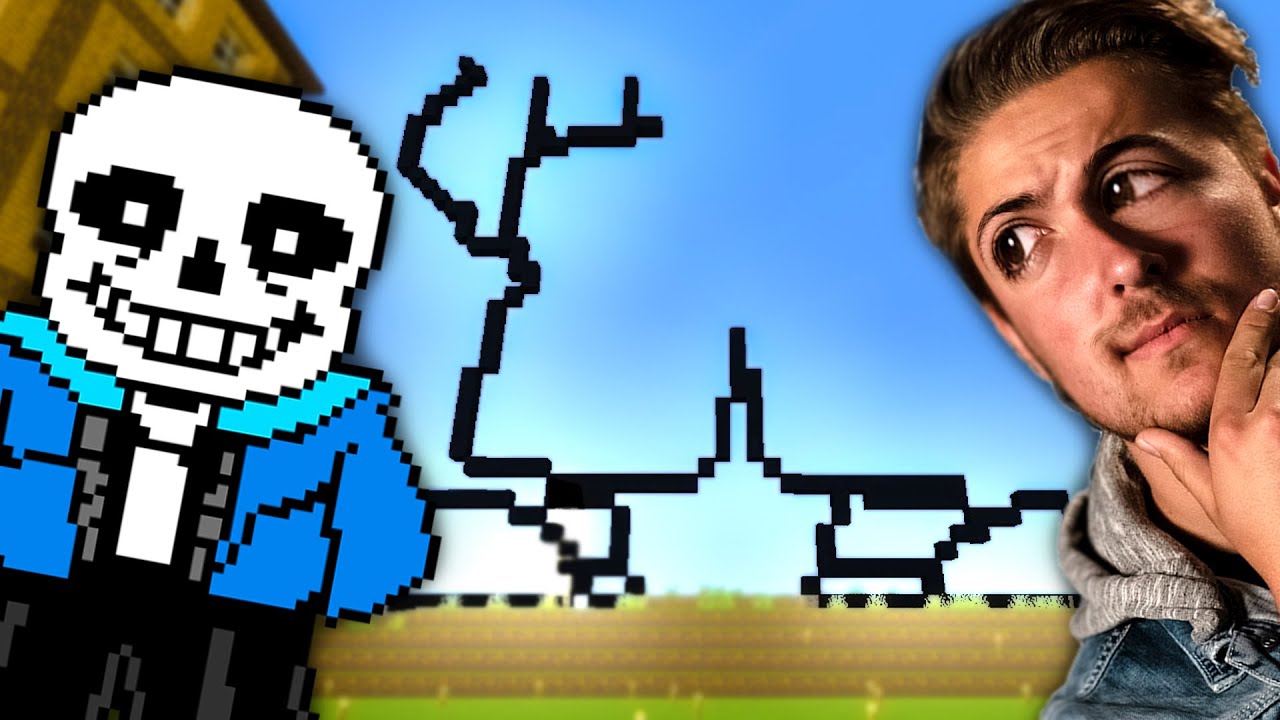 HUGE SANS STATUE IN THE MAKING (Part 1) || Minecraft Survival - #17 ...