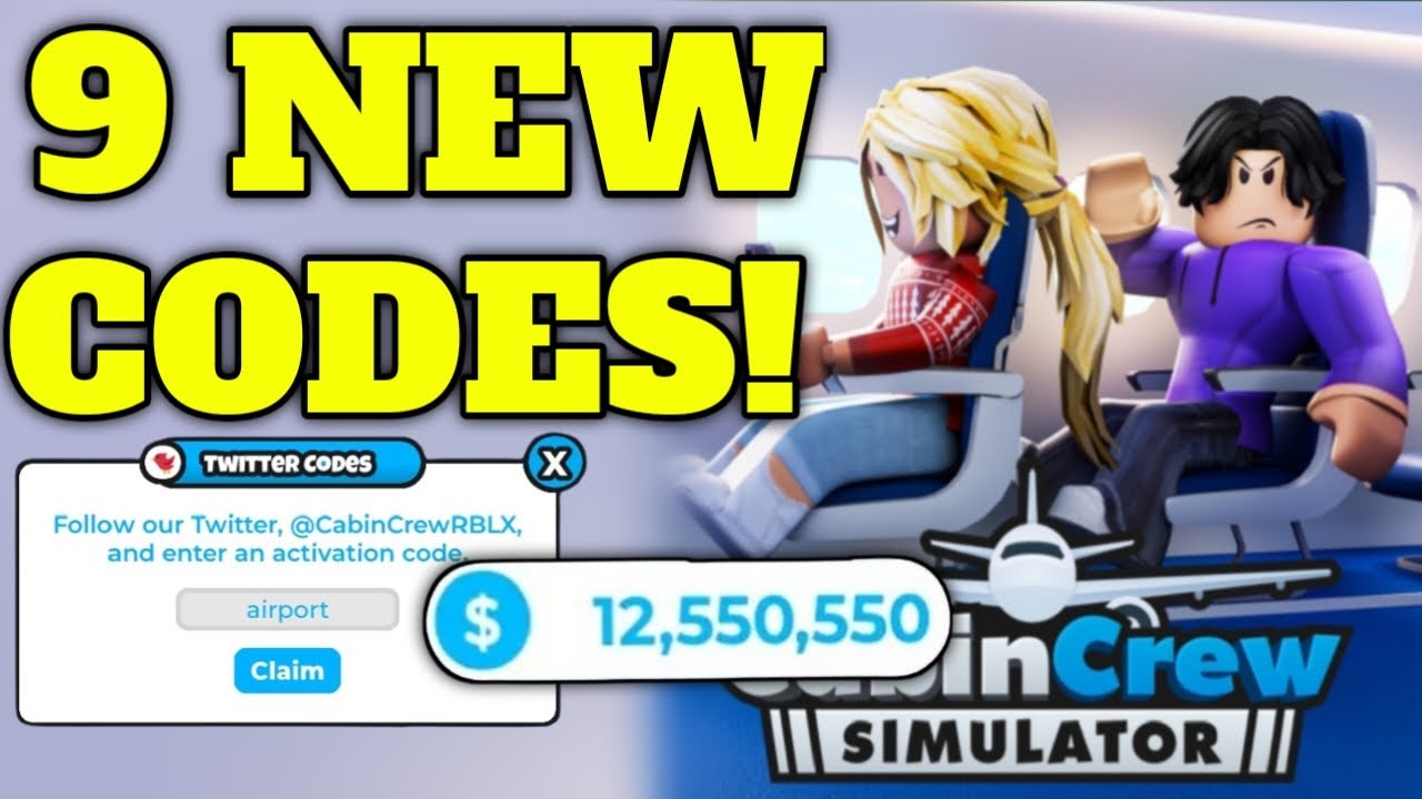 🔥NEW🔥 CABIN CREW SIMULATOR CODES MARCH 2025 - ROBLOX CABIN CREW SIMULATOR CODES 2025 - YouTube