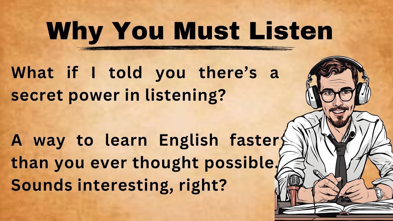 Why You Must Listen 🔥 Why Listening is important English Audio Podcasts ...