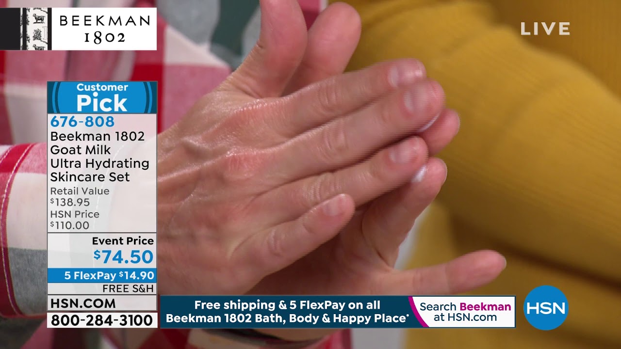 Beekman 1802 Goat Milk Ultra Hydrating Skincare Set - YouTube