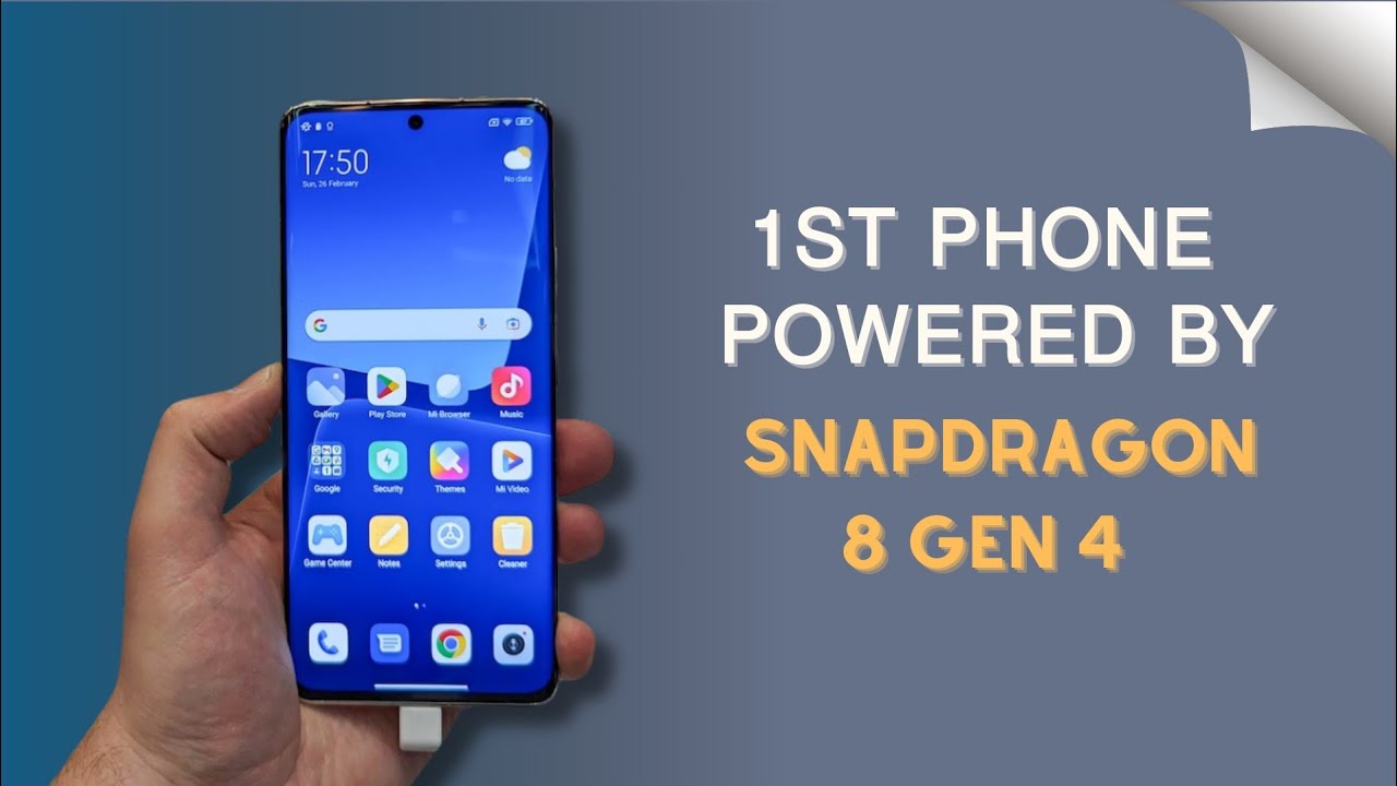 Here's the first phone powered by the Snapdragon 8 Gen 4 - YouTube