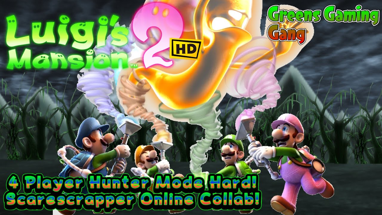BMF100 Green's Gaming Gang: Luigi's Mansion 2 HD Scarescrapper 10 ...