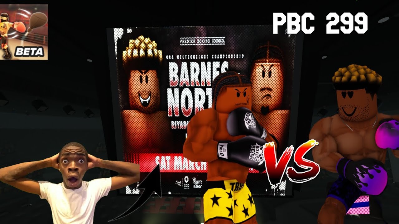 WATCHING PBC 299 IN BOXING BETA (ROBLOX) - YouTube