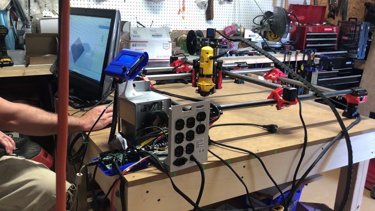 MPCNC PRIMO test move - YouTube