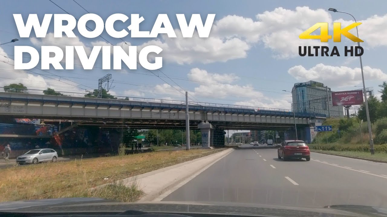 Wrocław Driving Tour I Popowice Magnolia Park to Olbin 4K - YouTube