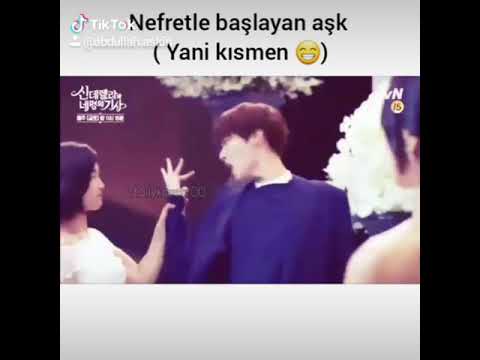 Nefretle başlayan aşk evde gelinlikle bitti (Kore klip)