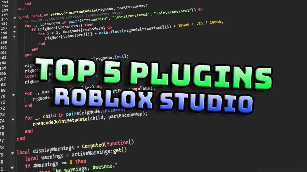 Top 5 plugins có ích trong Roblox Studio | Roblox Studio - YouTube