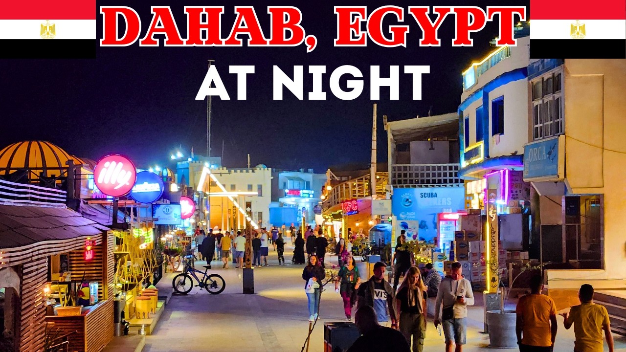 Dahab, Egypt at Night: A Walking Tour - YouTube