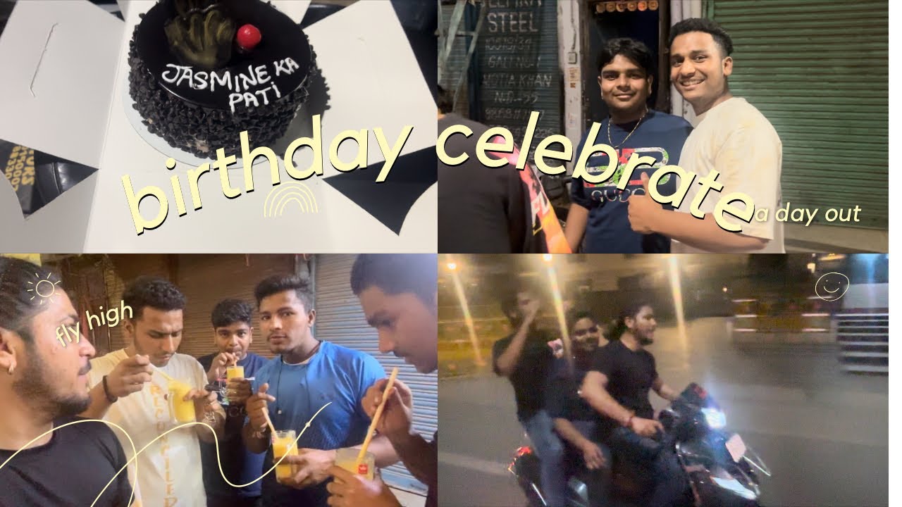 Birthday celebrate or last 2 hour ajadi ke 😂 full enjoy with brothers ...