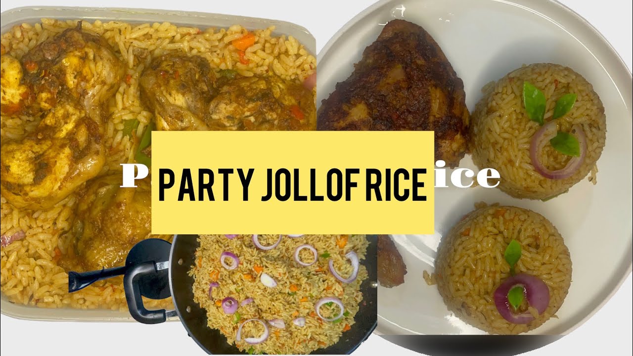 How To Cook Perfect Party Jollof Rice/ Tips For Smoky Nigerian Party ...