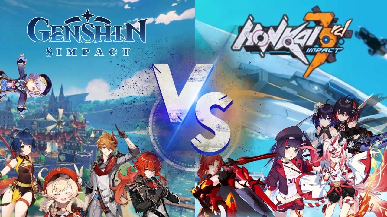Genshin Impact VS Honkai Impact - Characters Comparison - YouTube